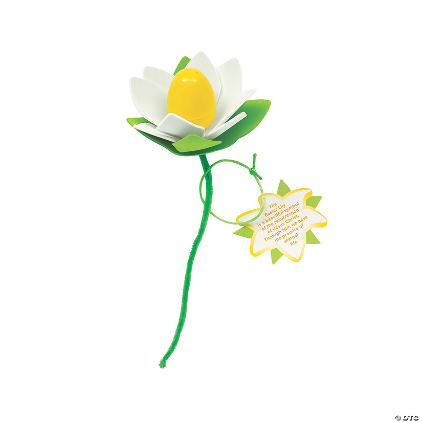 Religious Easter Lily with Card Craft Kit - Makes 12