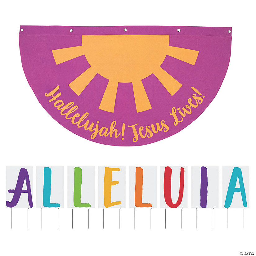 Religious Easter Outdoor Decorating Kit - Discontinued