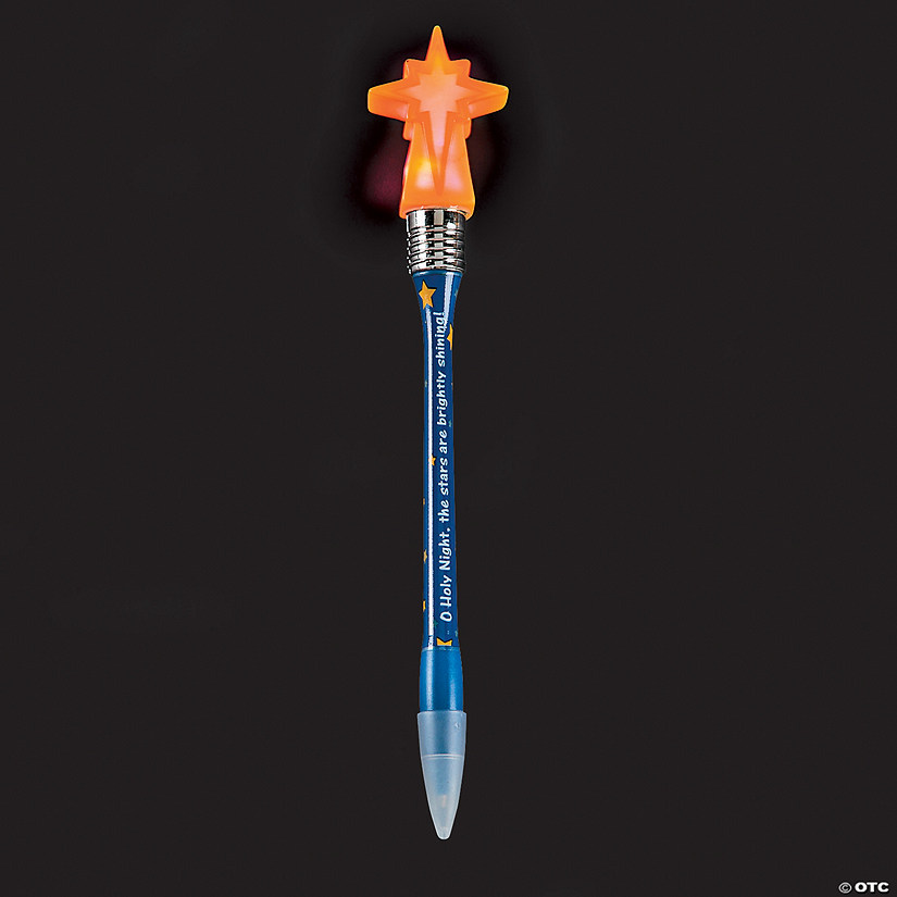 Religious Light-Up Star Pens - Discontinued
