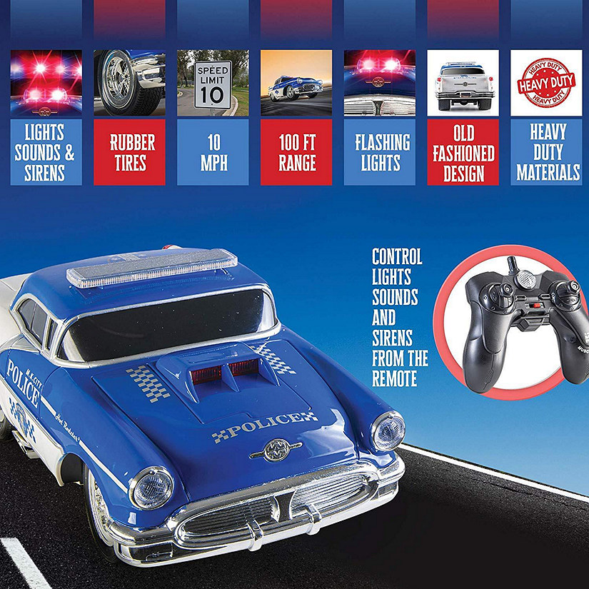 Remote Control Police Car with Lights