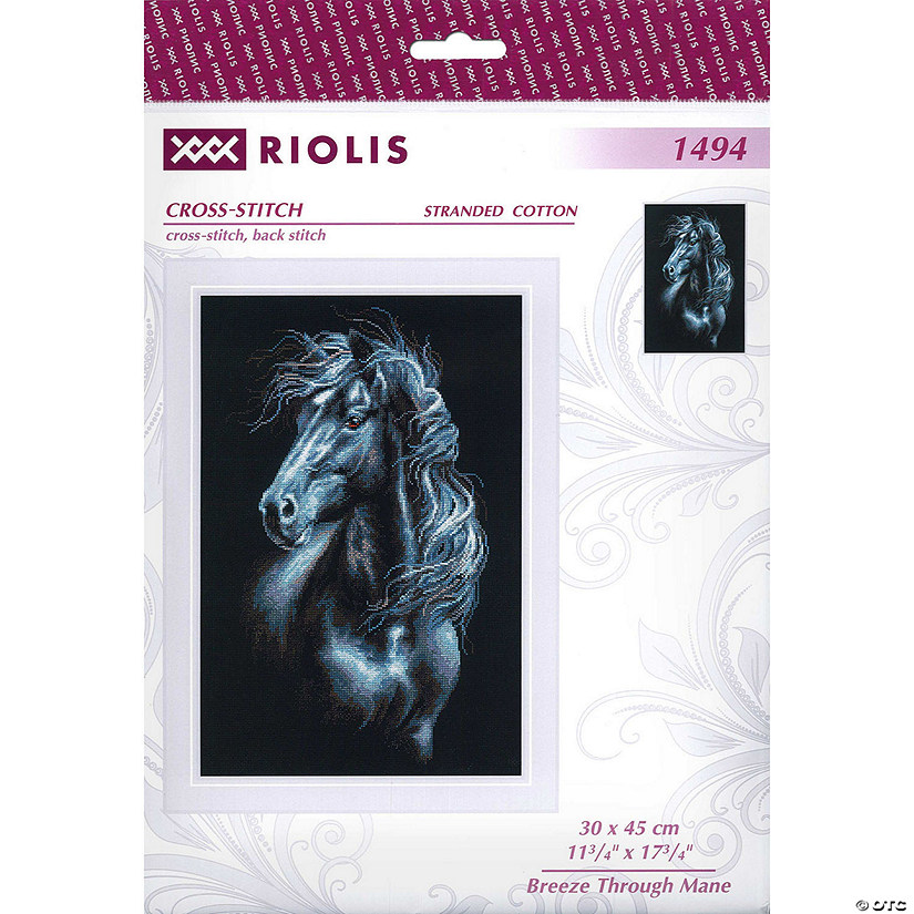 Riolis Cross Stitch Kit Breeze Through Mane