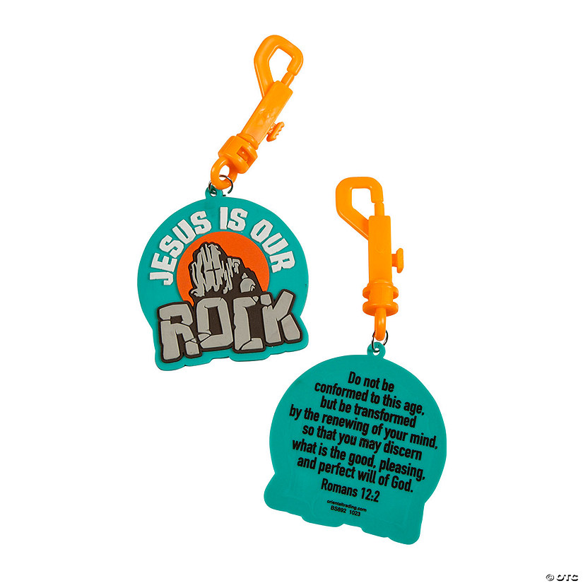 Rocky Beach VBS Packpack Clip Keychains - 12 Pc. - Discontinued