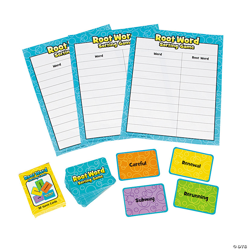 Root Word Sorting Game - Discontinued
