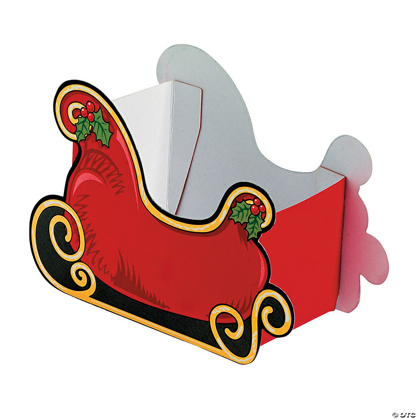 Santa Sleigh Treat Boxes - Discontinued