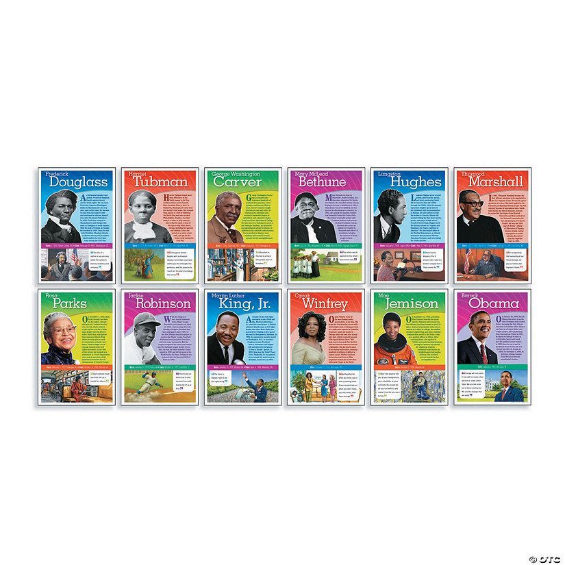 Scholastic Notable African Americans Bulletin Board Set | Oriental Trading