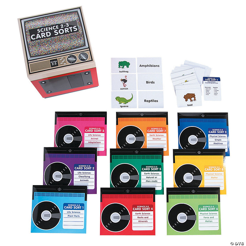 Science Card Sorts Set 2-3 | Oriental Trading