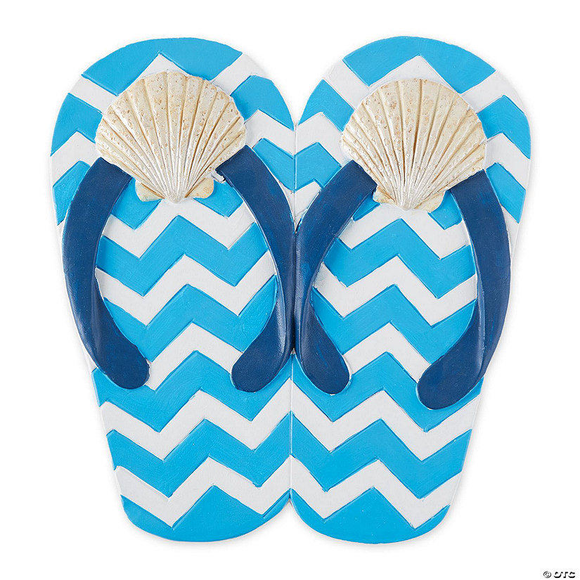Seashell Flip Flops Stepping Stone