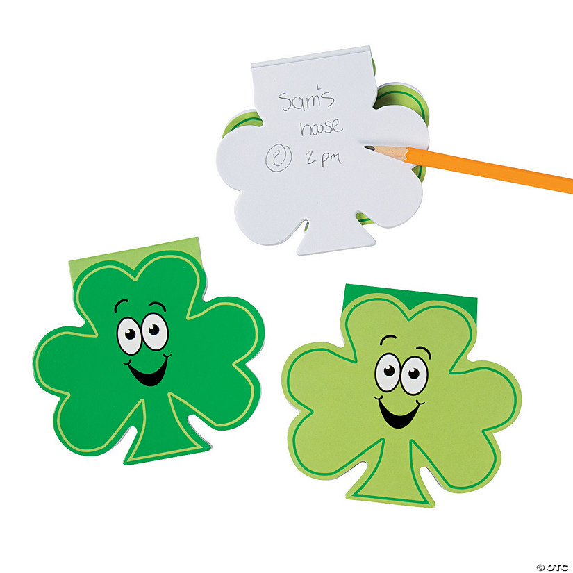 Shamrock-Shaped Notepads - Discontinued