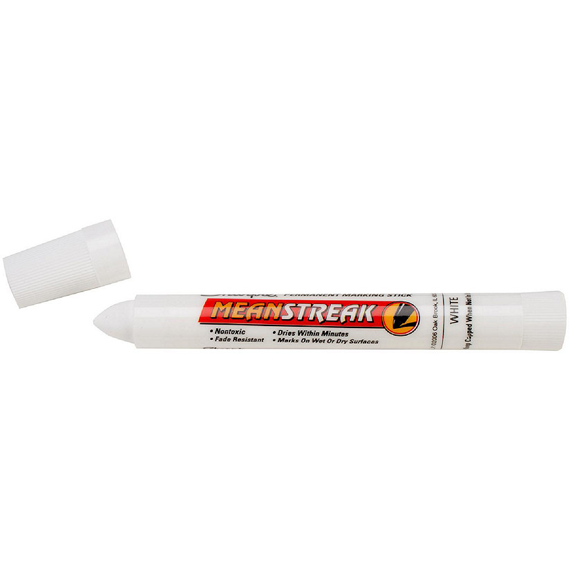 Sharpie Mean Streak Broad Tip Marking Stick Open Stock-White | Oriental ...