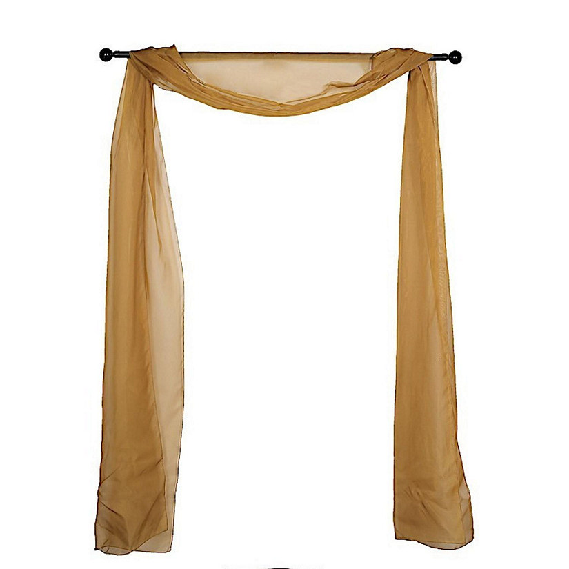 Sheer Organza Curtain Panel | Oriental Trading