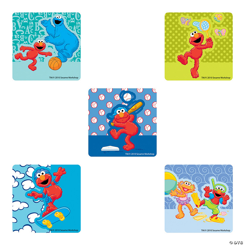 Silly Elmo Stickers - Discontinued