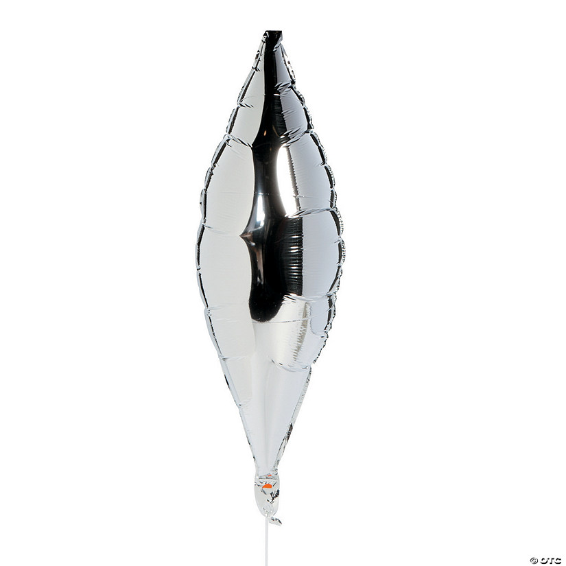 Silver Taper Mylar Balloon - Discontinued
