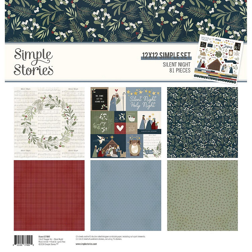 Simple Stories Collection Kit 12"X12"-Silent Night | Oriental Trading