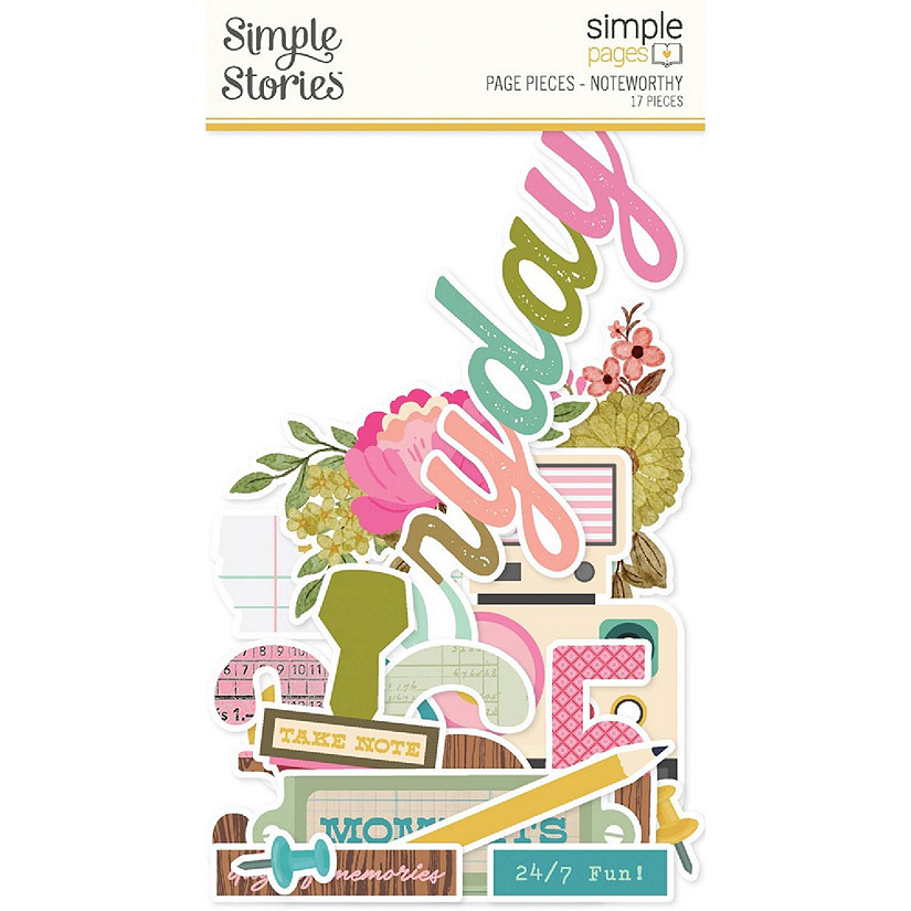 Simple Stories Simple Pages Page Pieces-17/Pkg | Oriental Trading
