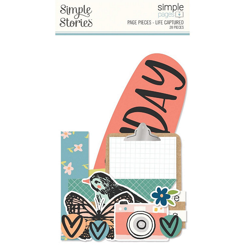 Simple Stories Simple Pages Page Pieces-Life Captured | Oriental Trading