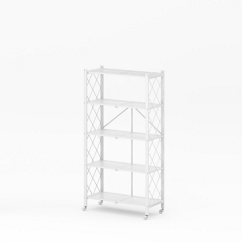 SimpliFurnished 5-TIER SHELF GRAY | Oriental Trading