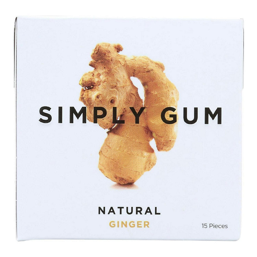 Simplygum Gum Ginger Natural | Oriental Trading