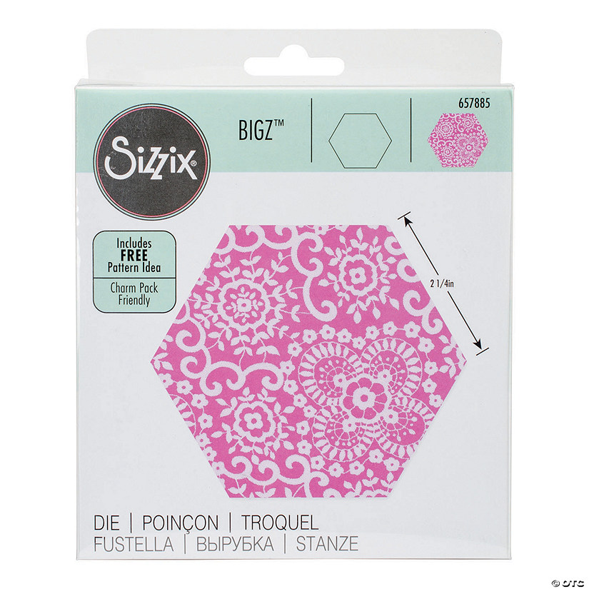 Sizzix Bigz Dies - Hexagon 2-1/4" Sides