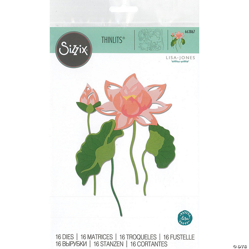 Sizzix Die Lisa Jones Thinlits Layered Water Flower