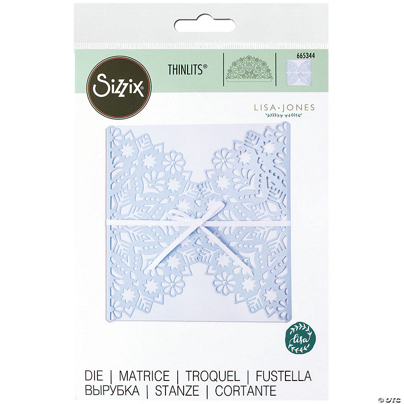 Sizzix Die Lisa Jones Thinlits Snowflake Wrap