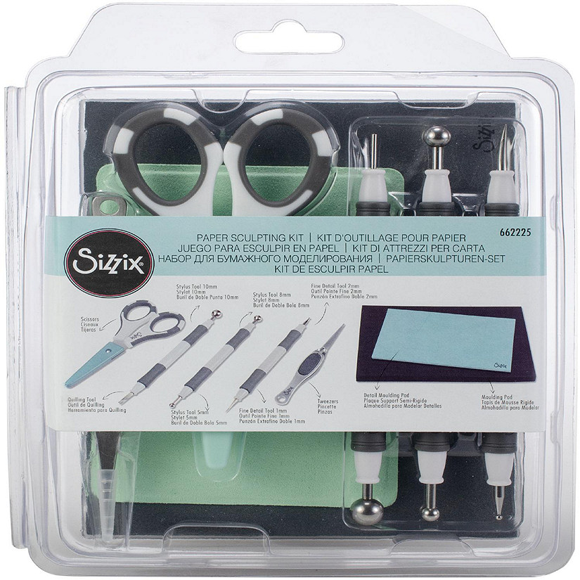Sizzix Paper Sculpting Kit-7 Pieces | Oriental Trading