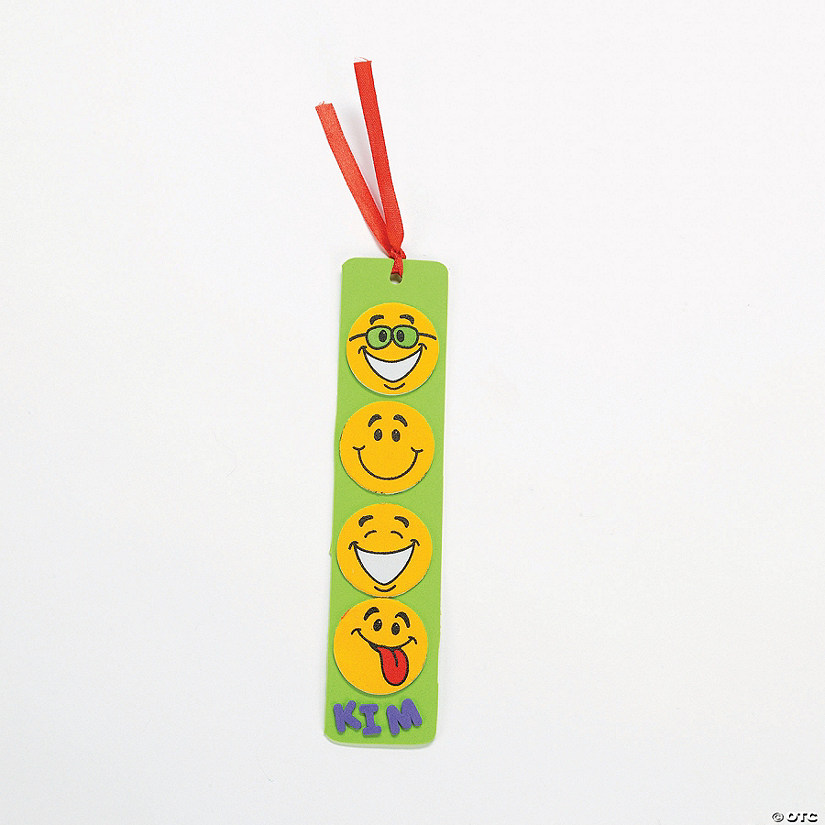 Smile Face Bookmark Craft Kit - Discontinued