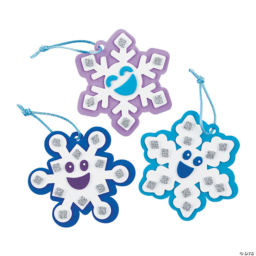 Smile Face Snowflake Ornament Craft Kit - Discontinued