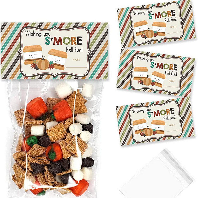 Smore Fall Fun Bag Toppers 40pc. by AmandaCreation | Oriental Trading