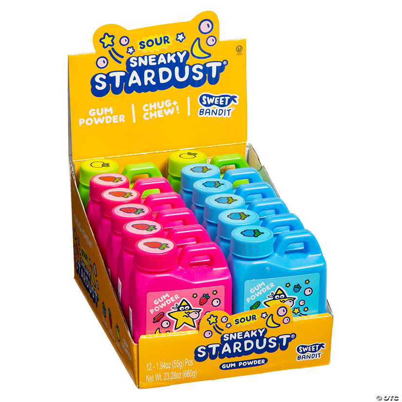 Sneaky Stardust Gum Powder - 12 Pc. | Oriental Trading