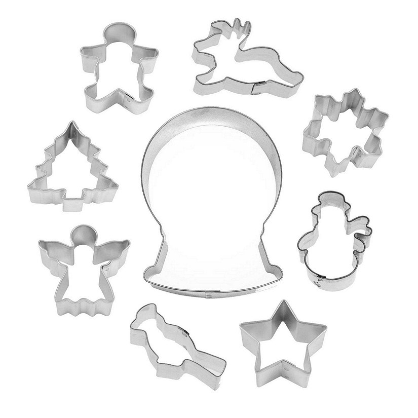 Snow Globe 9 Piece Cookie Cutter Set