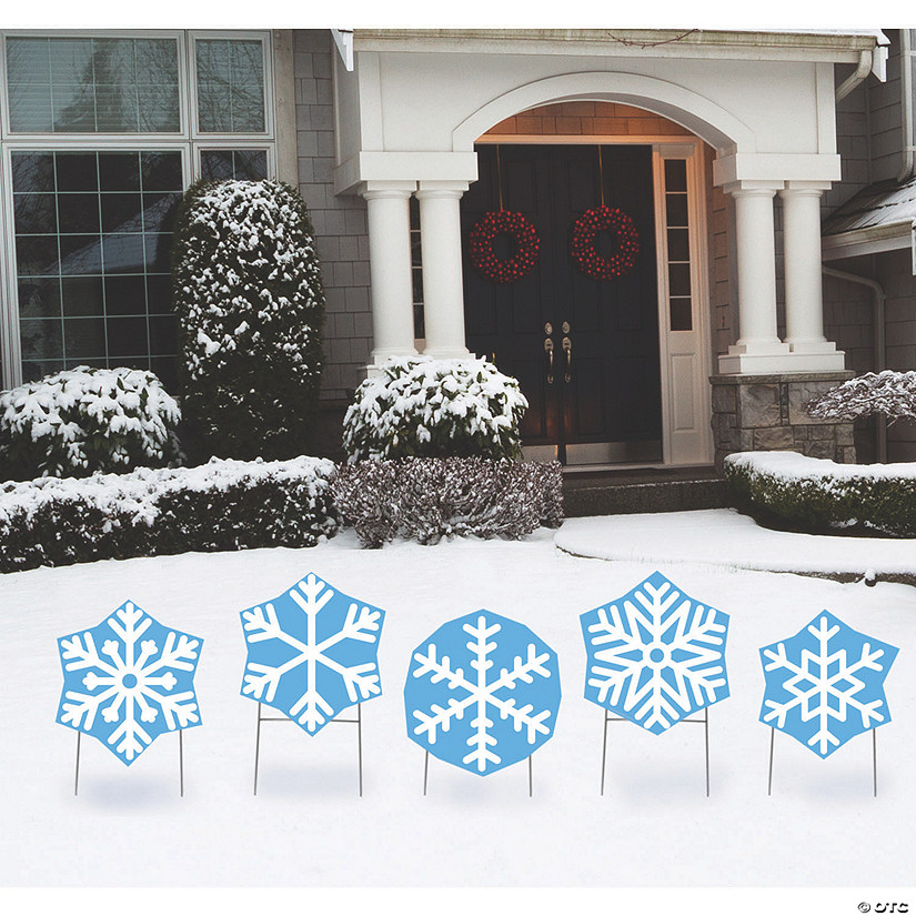 Snowflake Yard Signs | Oriental Trading