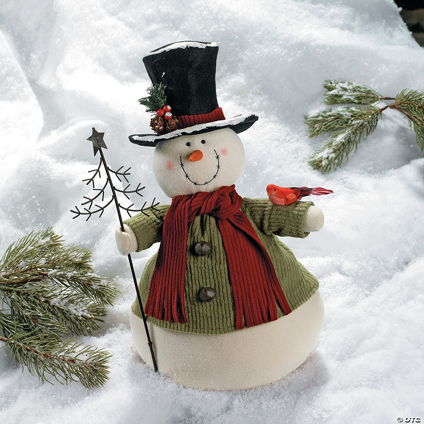Snowman with Bird - Discontinued