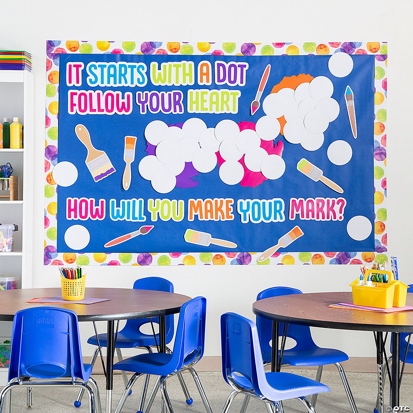 Social Emotional Learning Collaborative Dot Classroom Bulletin Board ...