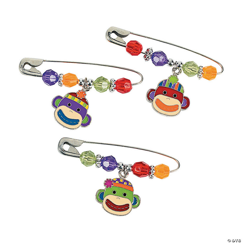 Sock Monkey Pin Craft Kit - Discontinued