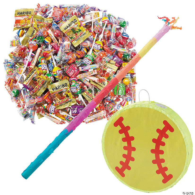 Softball Party Piñata Kit - 208 Pc. | Oriental Trading