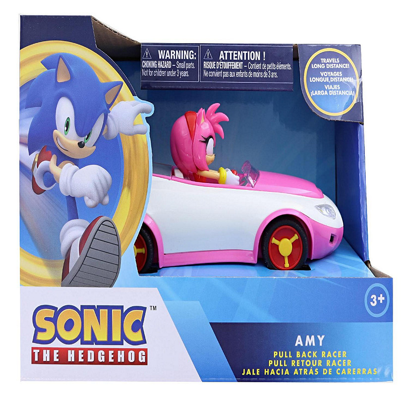 Sonic the Hedgehog Pull Back Racer Amy Rose | Oriental Trading