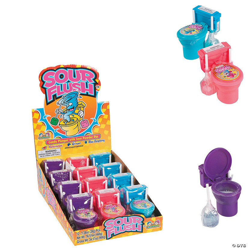 Sour Flush Candy - 12 Pc.
