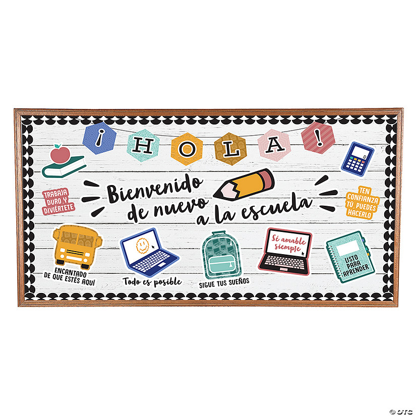 Spanish Back to School Bulletin Board Set - 46 Pc. | Oriental Trading
