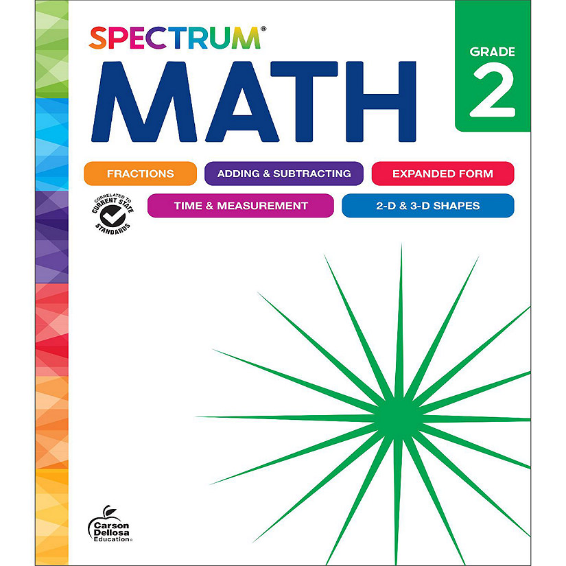 Spectrum 2nd Grade Math Workbook, Math Workbook Grade 2 Ages 7 to 8 ...