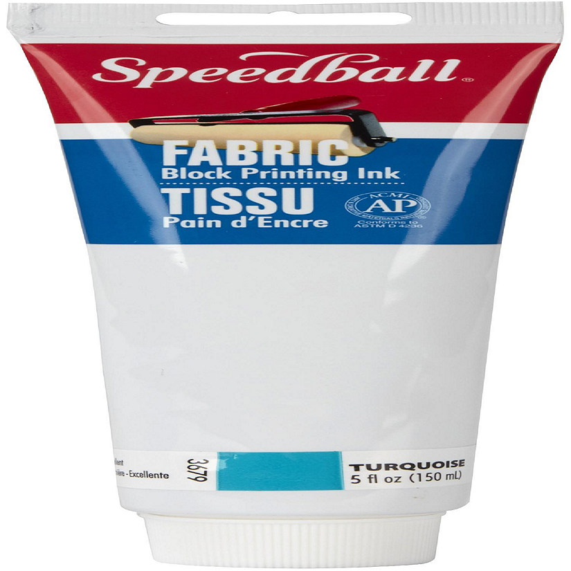 Speedball Fabric Block Printing Ink 5oz-Turquoise