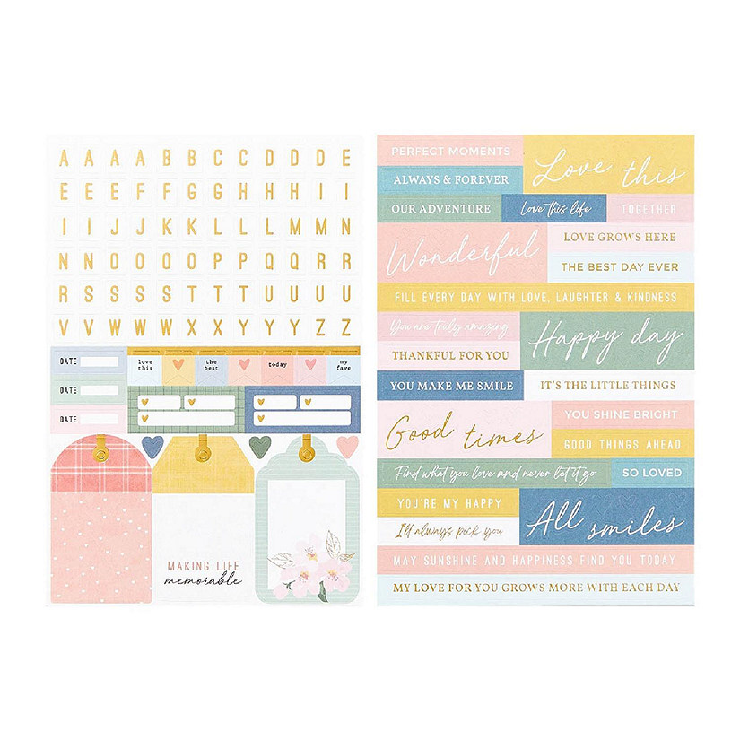 Spellbinders Cardstock Sticker Pack From Rosie's Studio-Heartfelt ...
