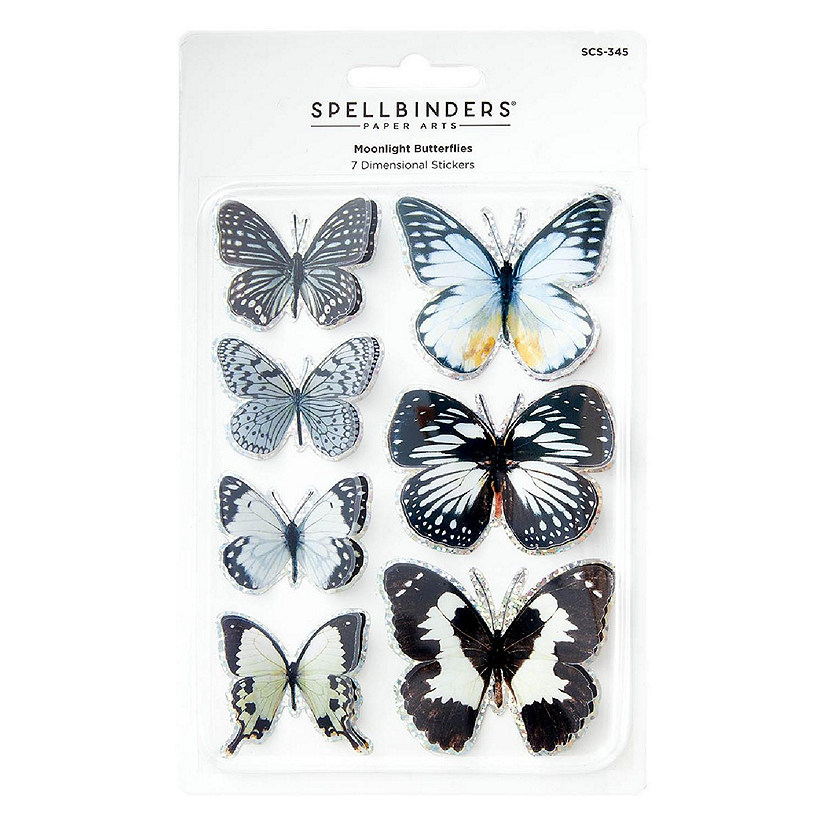 Spellbinders Timeless Stickers-Moonlight Butterflies | Oriental Trading