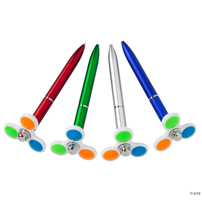 Spinning Topper Fidget Pens - 12 Pc. | Oriental Trading