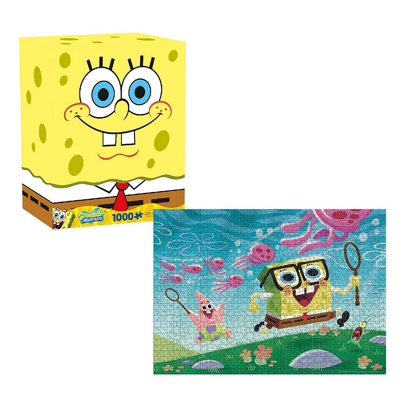 SpongeBob SquarePants Shaped Box 1000 Piece Jigsaw Puzzle | Oriental ...