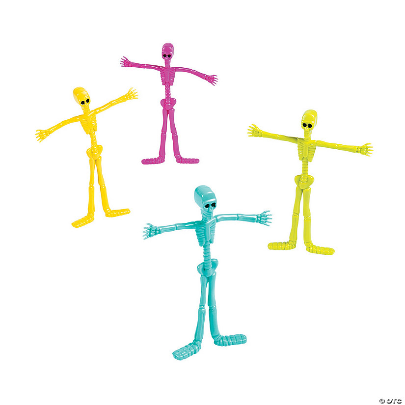 Spookadelic Neon Skeleton Bendables