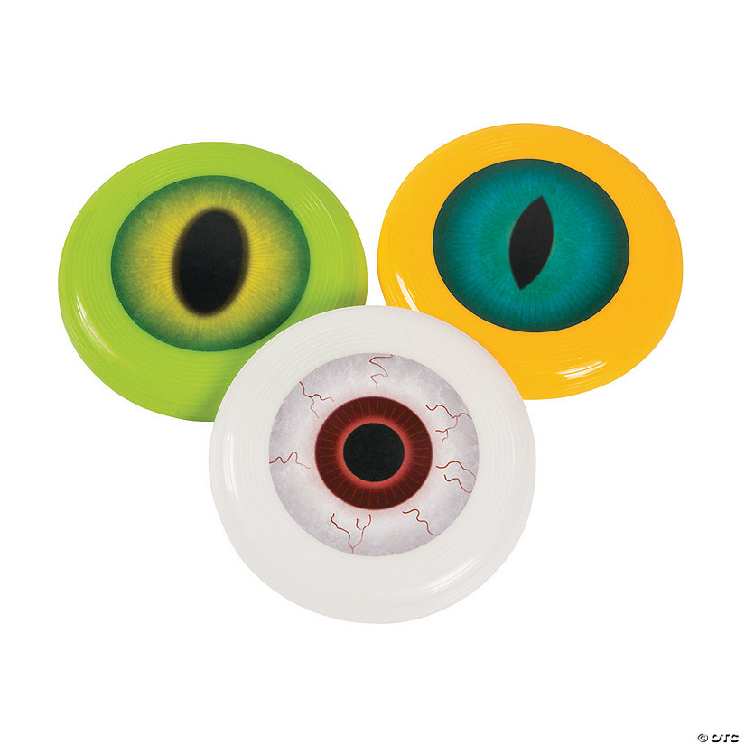 Spooky Eyeball Mini Flying Discs | Oriental Trading