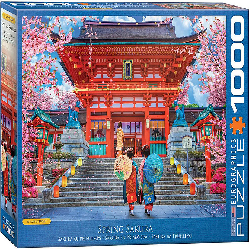 Spring Sakura by David McLean 1000 Piece Jigsaw Puzzle | Oriental Trading