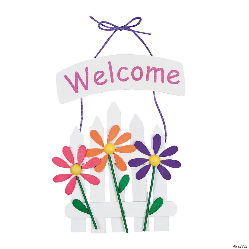 Spring Welcome Sign Craft Kit - Discontinued