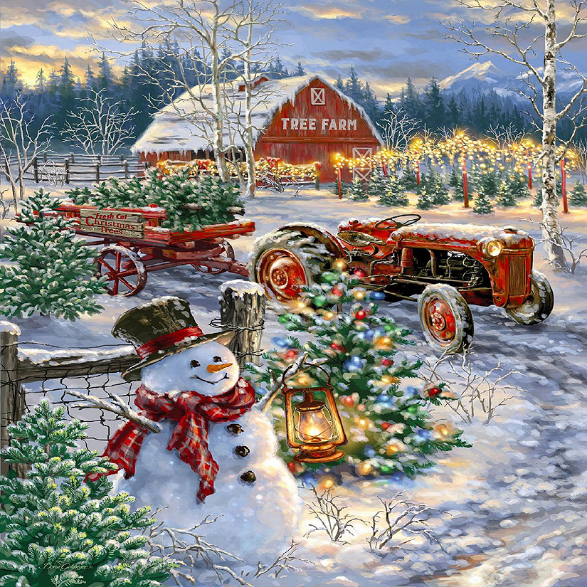 Springbok Christmas Tree Farm 1000 Piece Jigsaw Puzzle | Oriental Trading
