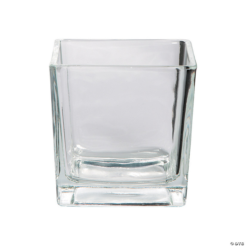 Square Glass Vase - Discontinued